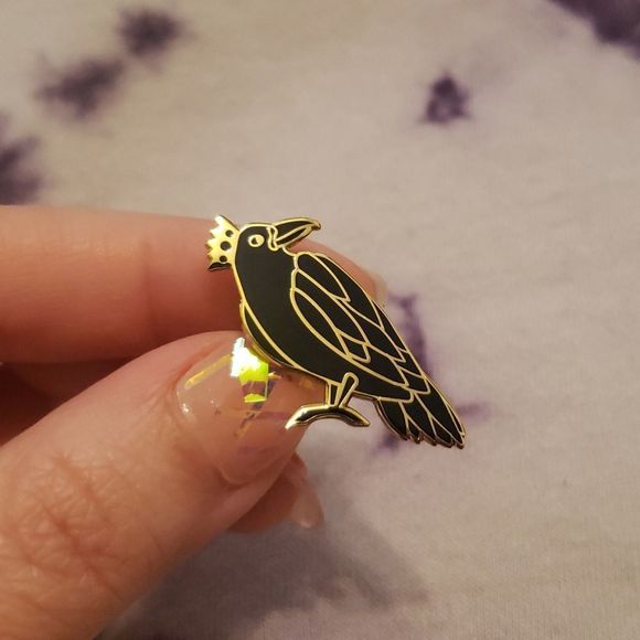 Jewelry | Crowwith A Crown Enamel Pin | Poshmark